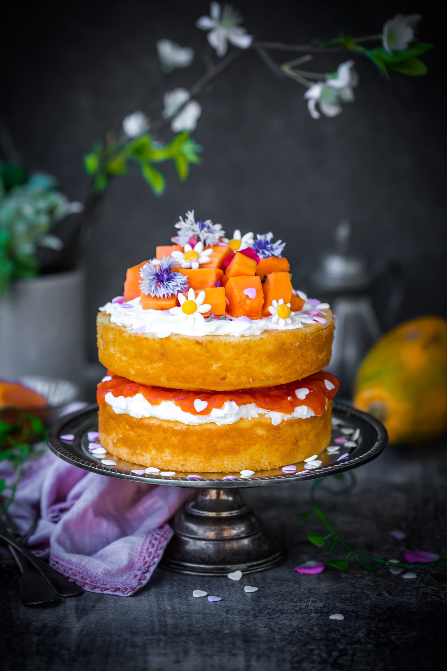 Papaya Lover's Cake - Sugar et al