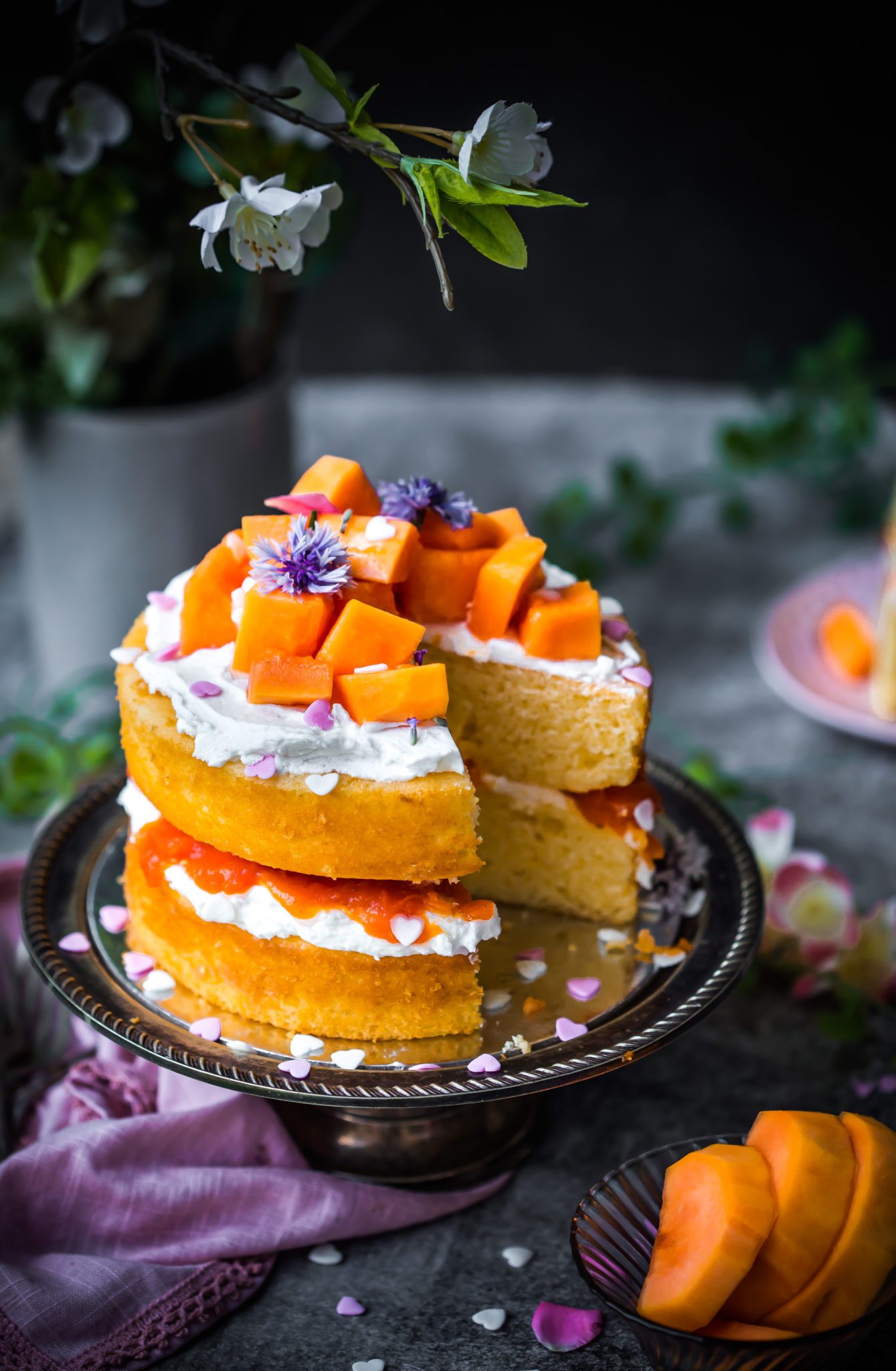 Papaya Lover's Cake - Sugar et al