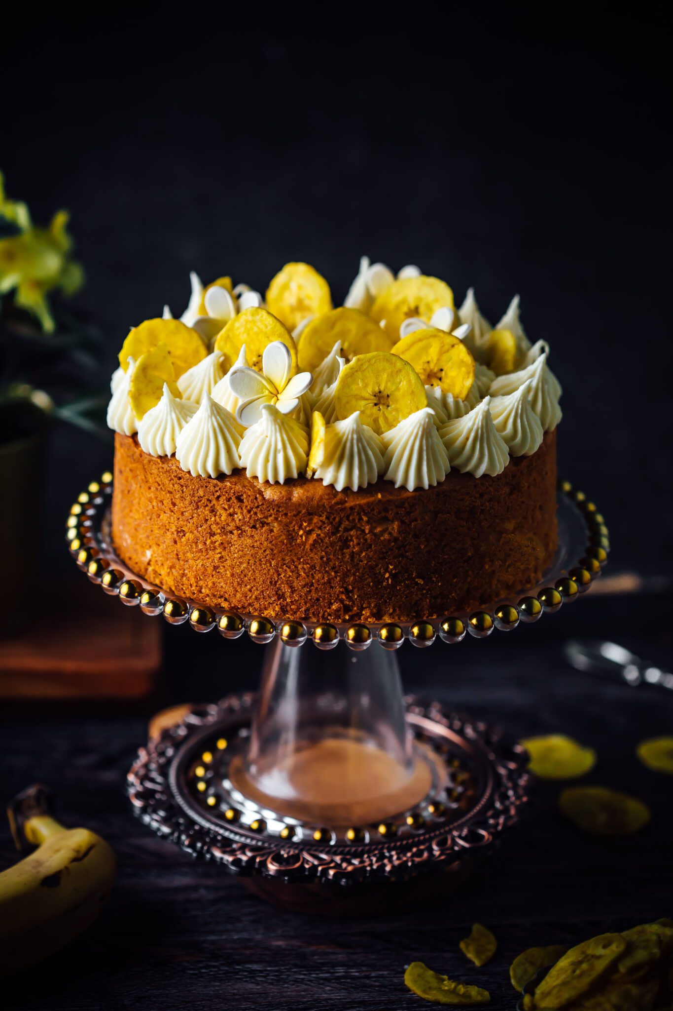 Banana Birthday Cake BANANA CREAM BIRTHDAY CAKE